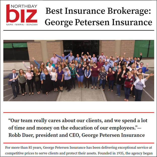 George Petersen Named 2022's Best Insurance Brokerage - George Petersen ...