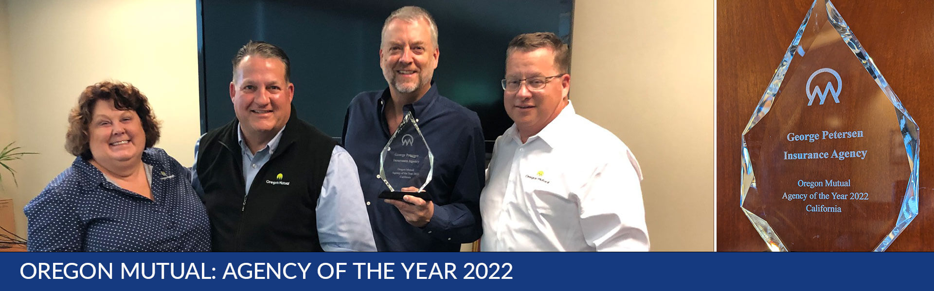 George Petersen Named Agency of the Year - George Petersen Insurance Agency